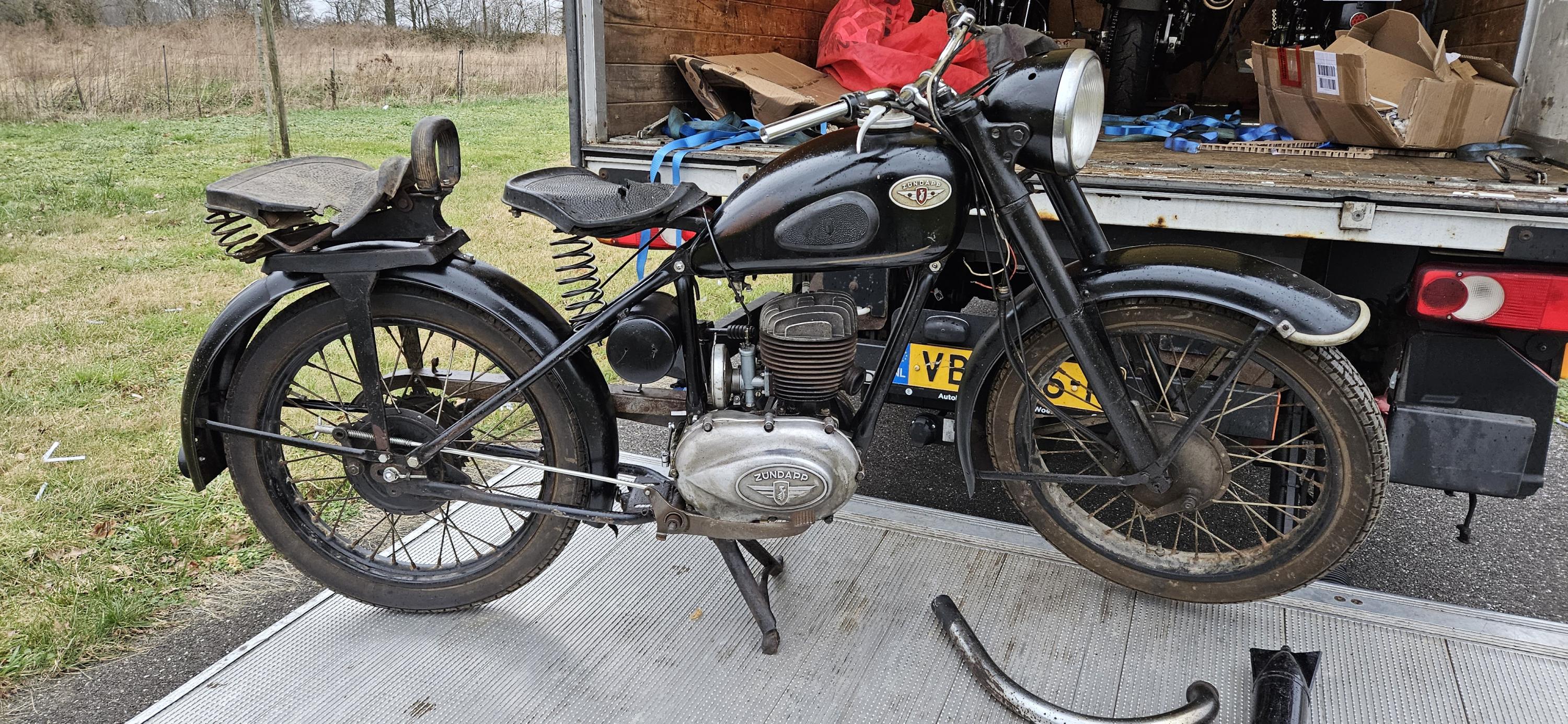 Zundapp DB200 Norma 1953 barnfind | Dutch Lion Motorbikes